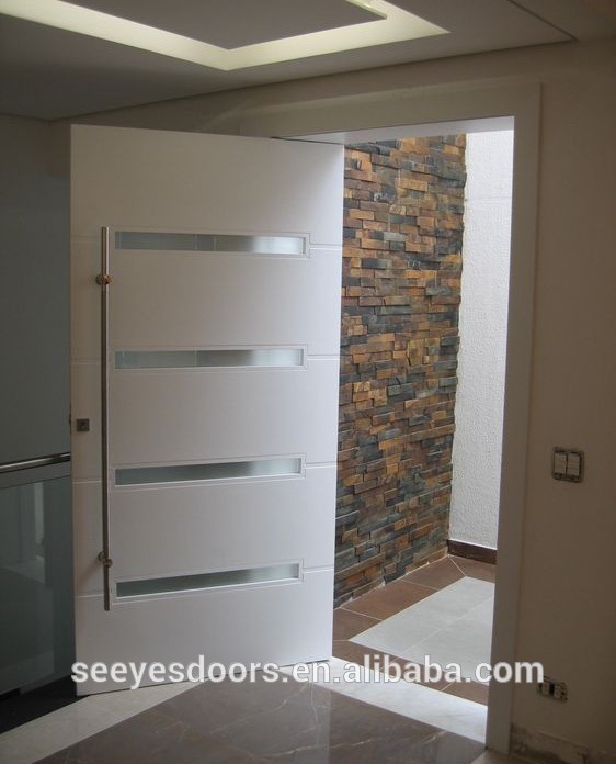 Supply Wood White Pivot Double Revolving Door Wholesale Factory - Door ...